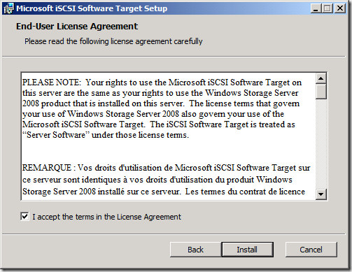 德瑞克：SQL Server 學習筆記: Windows Storage Server 2008 與 iSCSI Software Target 3.2 安裝入門